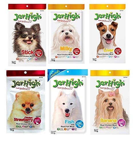 JERHIGH Real Chicken Treat for Dogs, 100 g - BLUEBERRY STIX (JG10BBS)