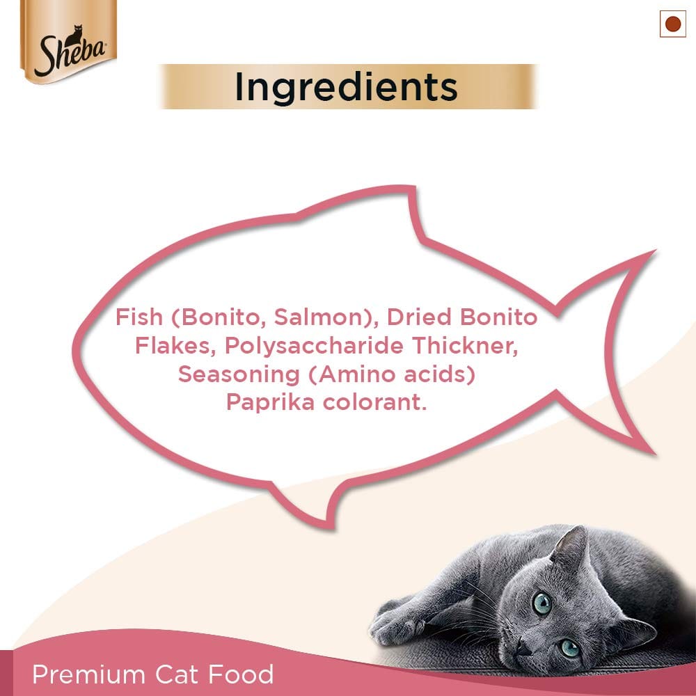 SHEBA Premium Wet Cat Food MAGURO & BREAM, 35 g - CAT